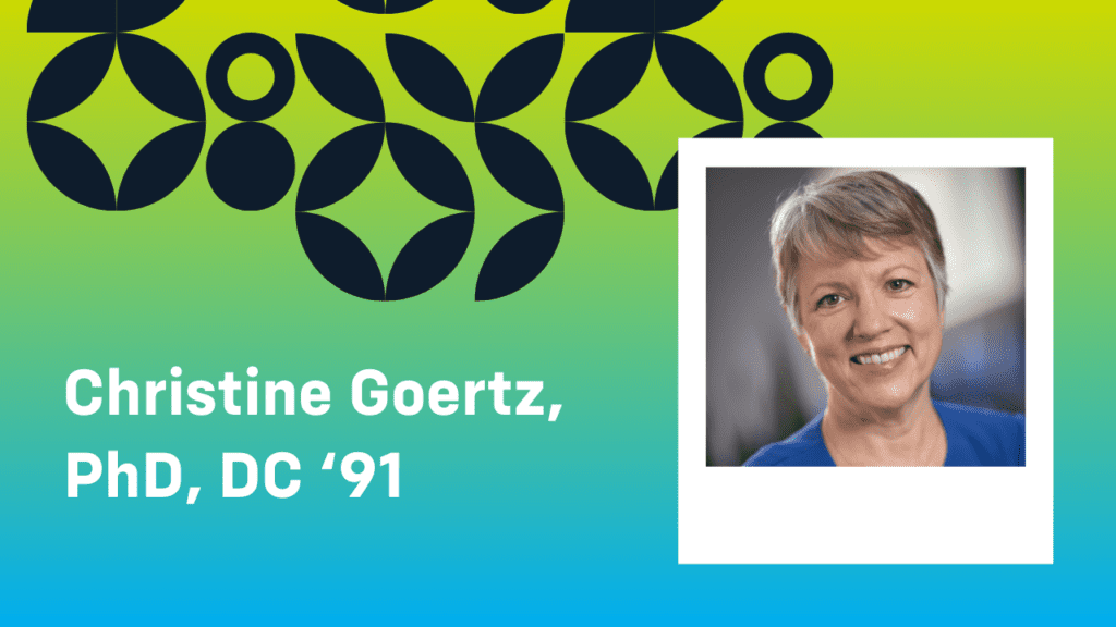 Christine Goertz's Prolific Chiropractic Research Career